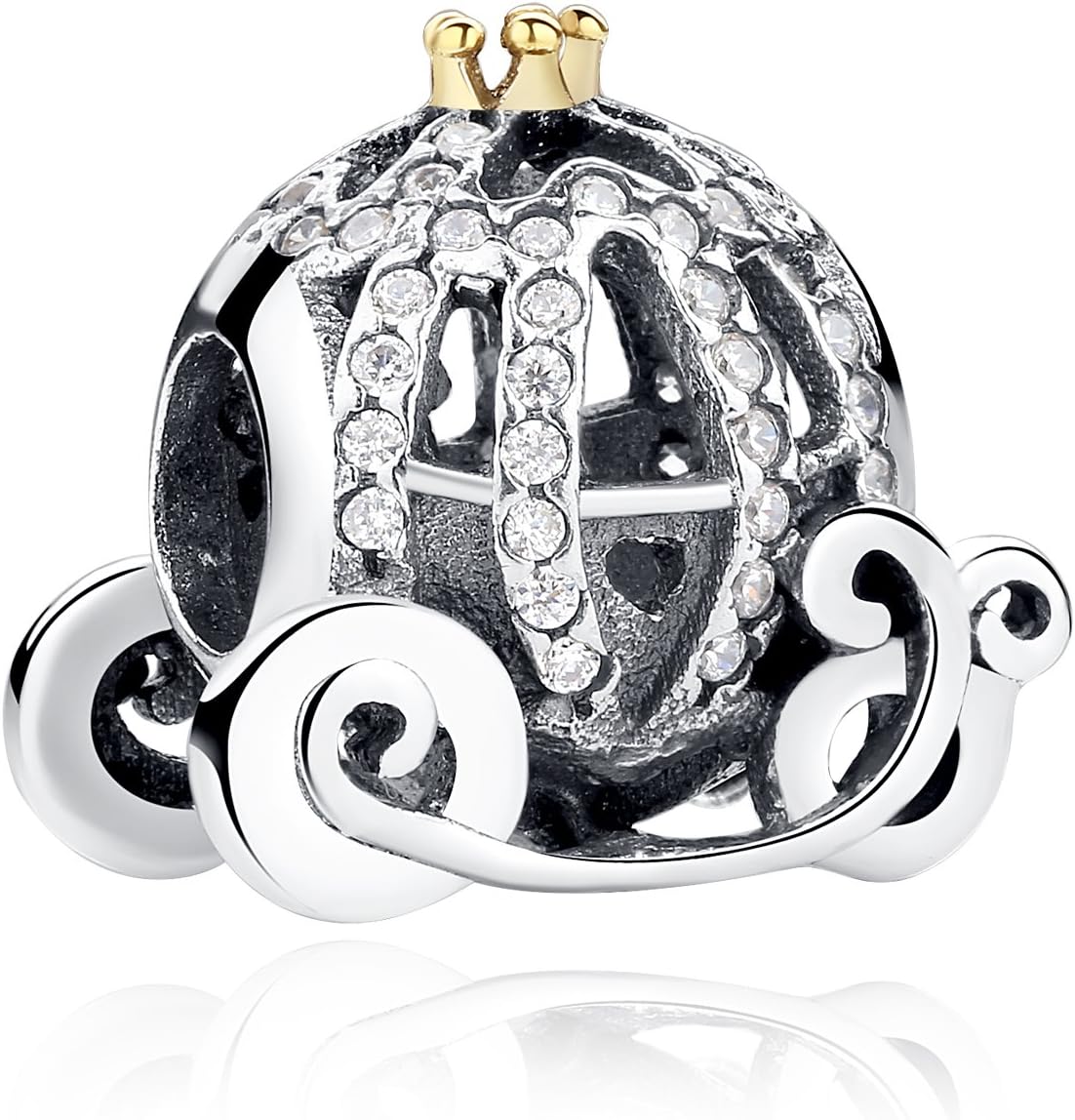 Boy Girl Charm 925 Sterling Silver Openwork Bead For Charm Bracelets ...