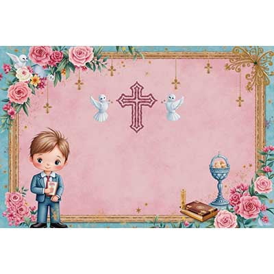 Boy Girl First Communion ration Photography Backgrounds Custom ...