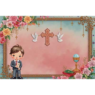 Boy Girl First Communion ration Photography Backgrounds Custom ...