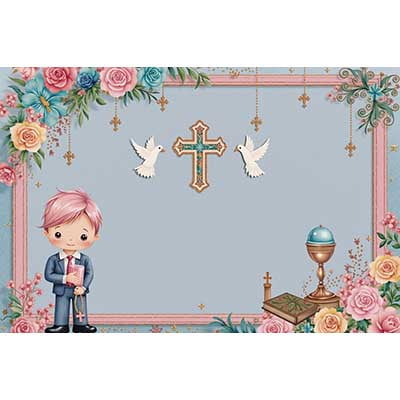 Boy Girl First Communion ration Photography Backgrounds Custom ...