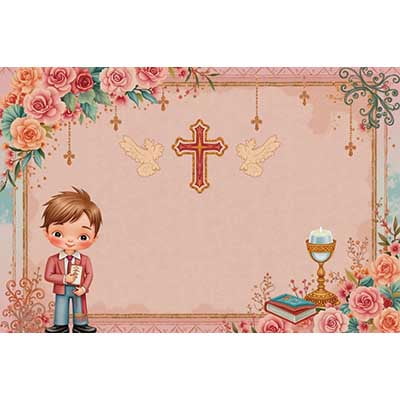 Boy Girl First Communion ration Photography Backgrounds Custom ...