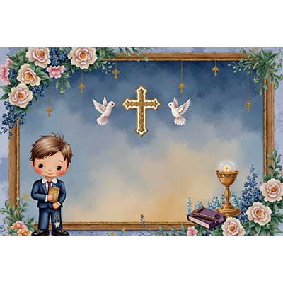 Boy Girl First Communion ration Photography Backgrounds Custom ...
