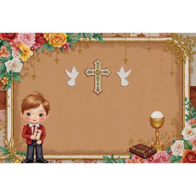 Boy Girl First Communion ration Photography Backgrounds Custom ...