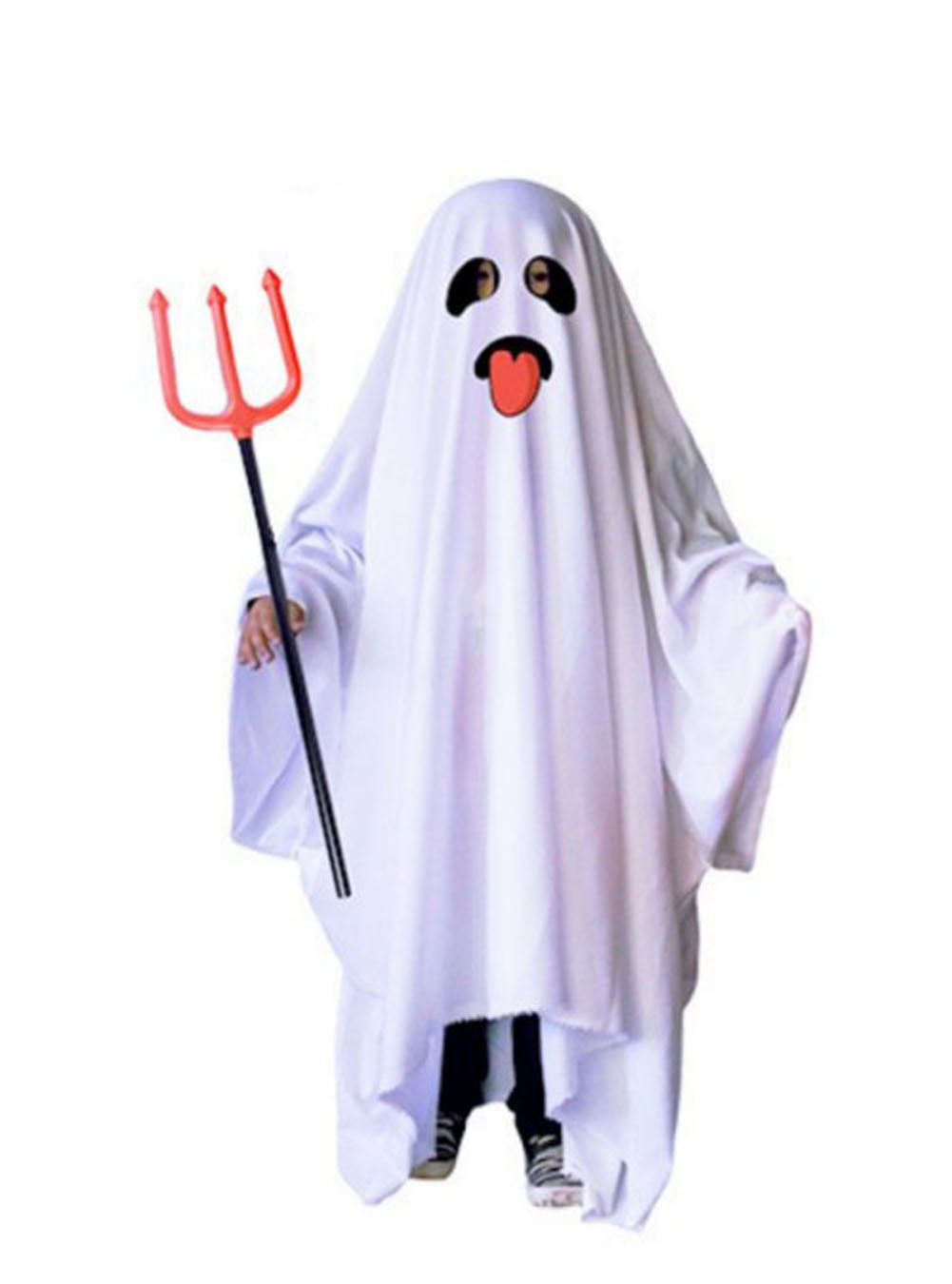 Boy Girl Halloween Ghost Costume Kids Ghostly Costume Halloween Ghost Cosplay Outfits for Kids ...