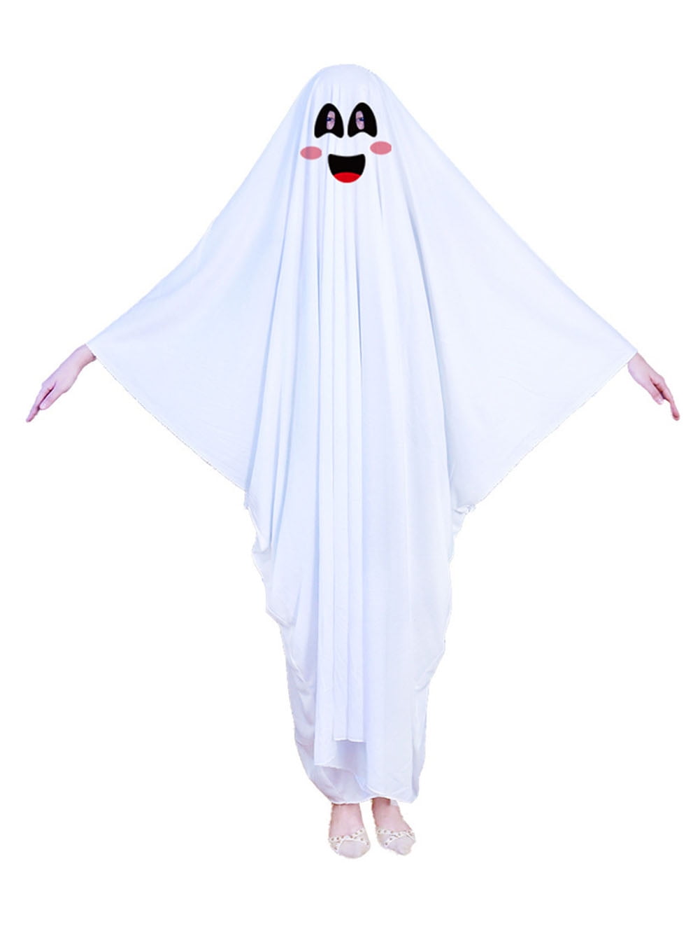 Boy Girl Halloween Ghost Costume Kids Ghostly Costume Halloween Ghost Cosplay Outfits for Kids ...