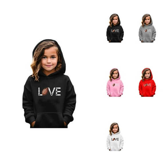 Boy Girl Hoodie Long Sleeve Soft Sweatshirt Graphic Hoody Kids Cute ...