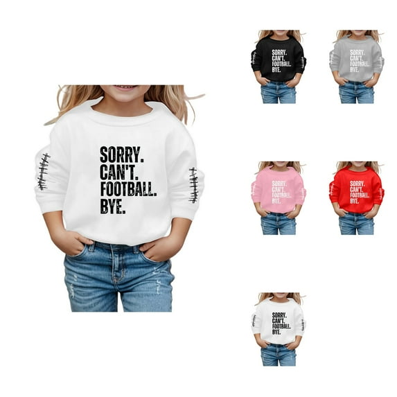 Boy Girl Unisex Long Sleeve Soft Sweatshirt Graphic Kids Cute Round ...