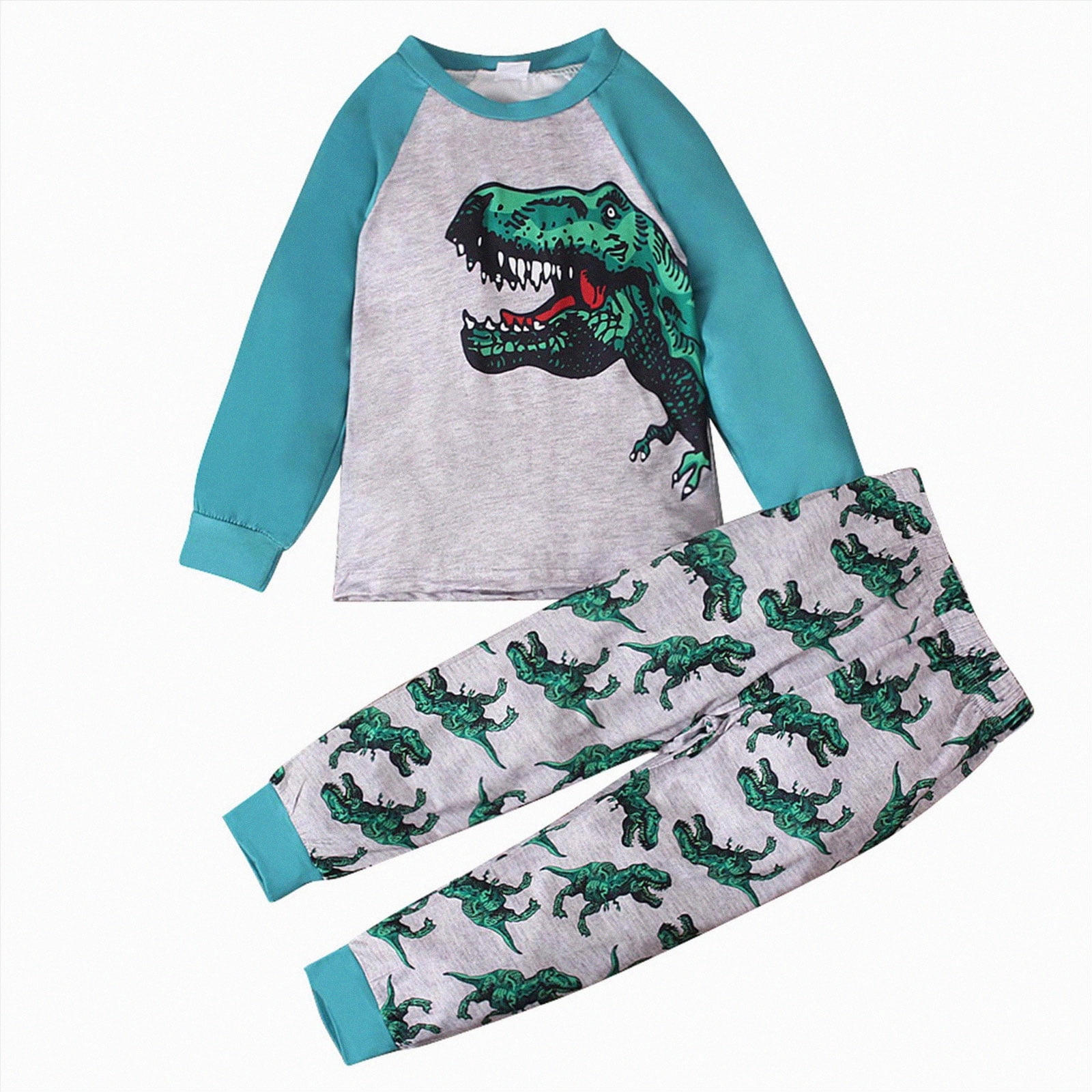 Boy Girls Girls Outfits Set 2 Piece Loungewear Set T-Shirt and Pants ...