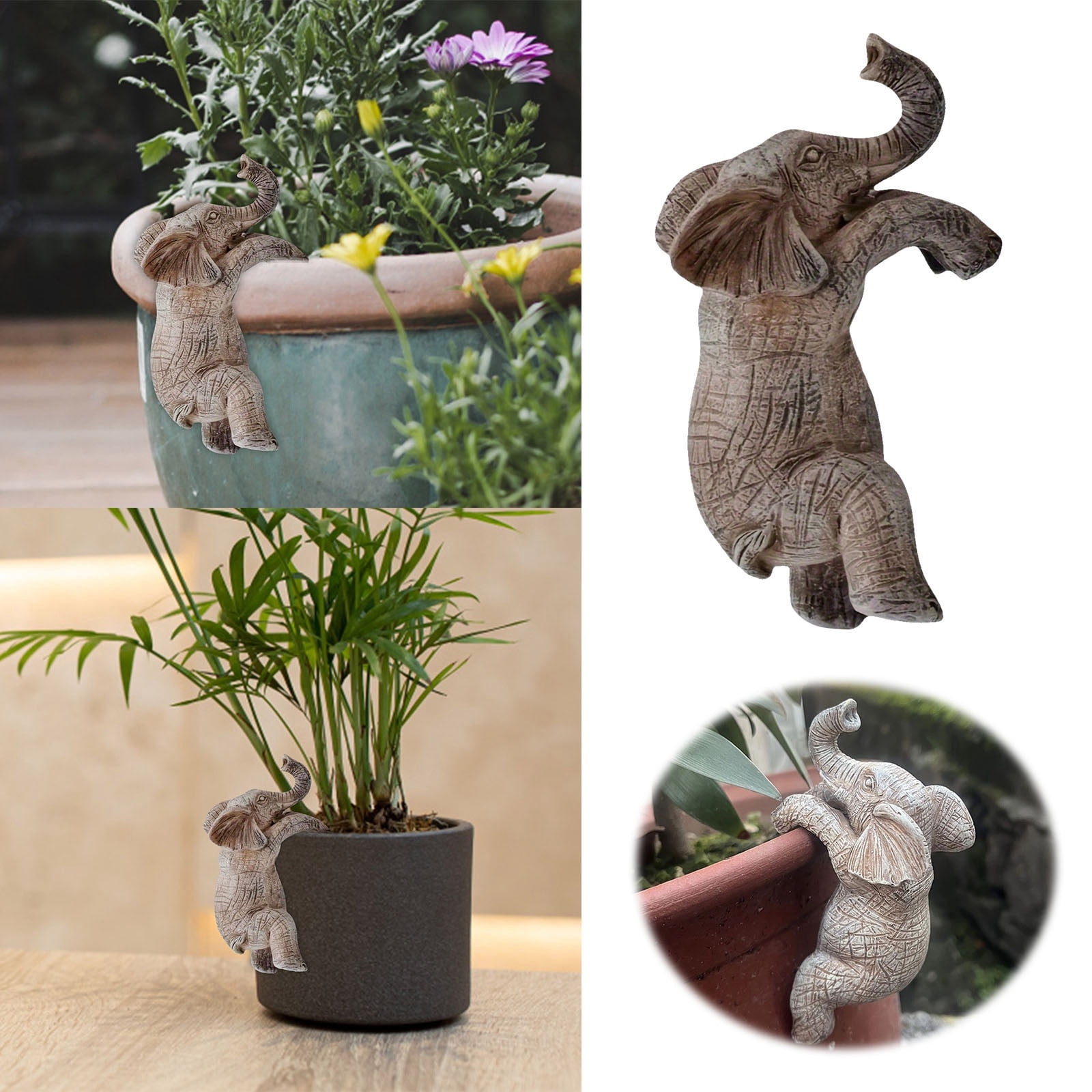 Boy Holding Nose Statue Garden Statues with Solar Lights Front Porch ...