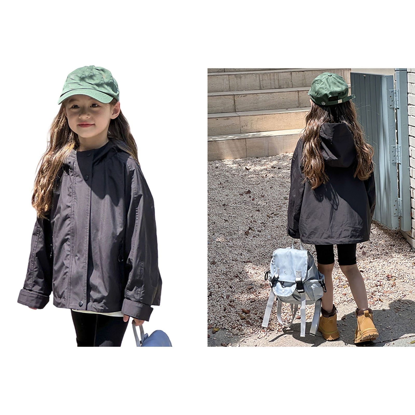 Boy Jackets Kids Windbreaker Jacket Zip Up Sweatshirt Girls Lightweight ...