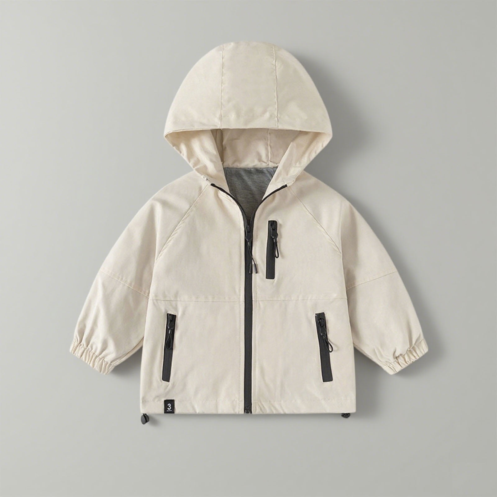 Boy Jackets Kids Windbreaker Zipper Hoodie Kids Light Jacket Fall Jacket Size 4-5 Years Girls ...