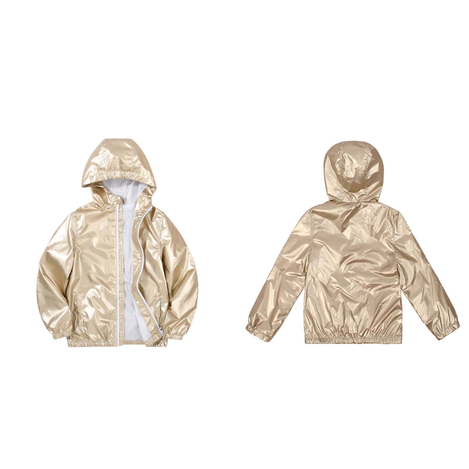 Boy Jackets Teen Windbreaker Jacket Hoodie Zip Up Lightweight Jacket ...