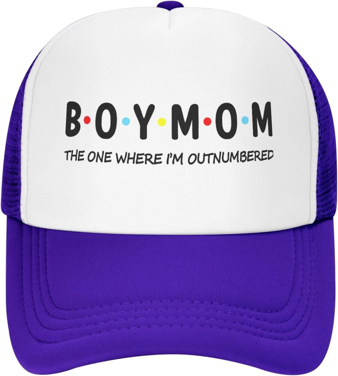 Boy Mama Mom of Boys Trucker Hat Women Trendy Trucker Caps Boy Mom The ...
