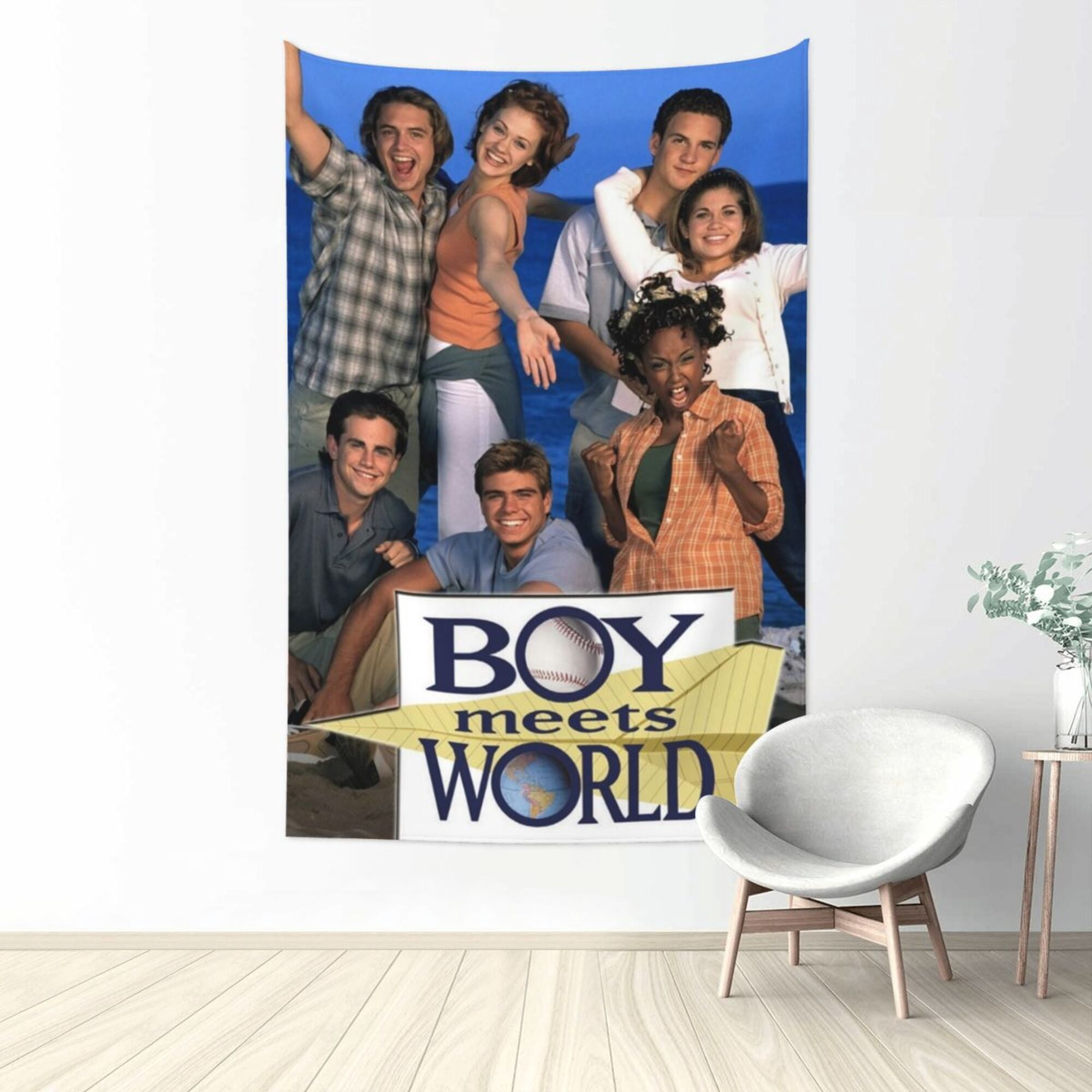 Boy Meets World Tapestry, Large Wall Hanging Art Tapestries for Living ...