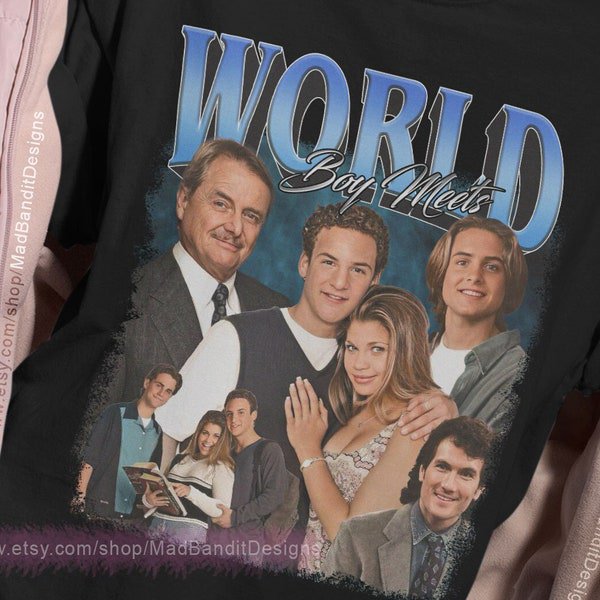 Boy Meets World shirt cool retro rock poster t-shirt 70s 80s 90s rocker ...