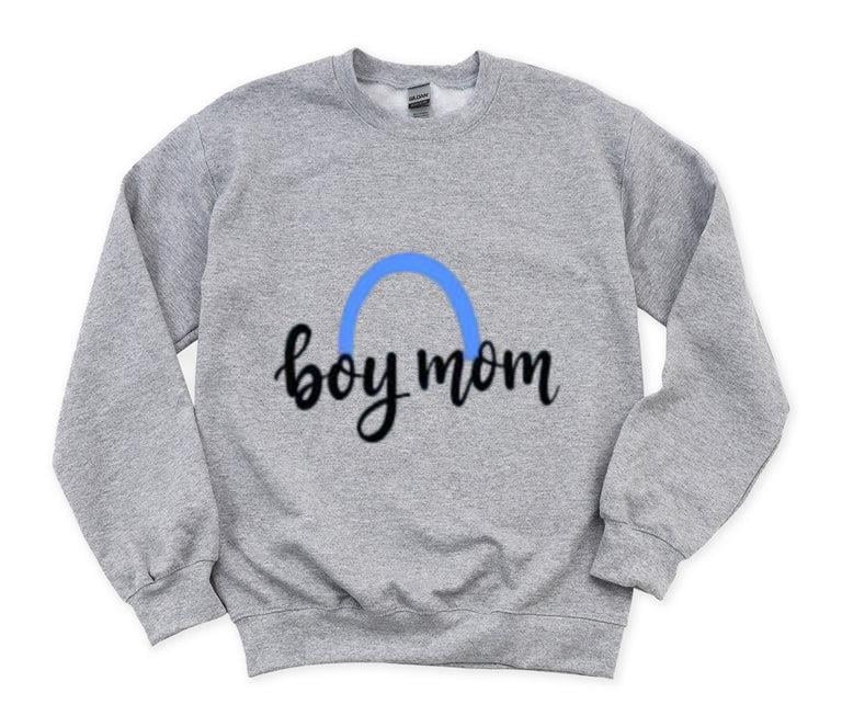 Boy Mom Pride Strong Motherhood Statement Tee Parent Life Son Love ...