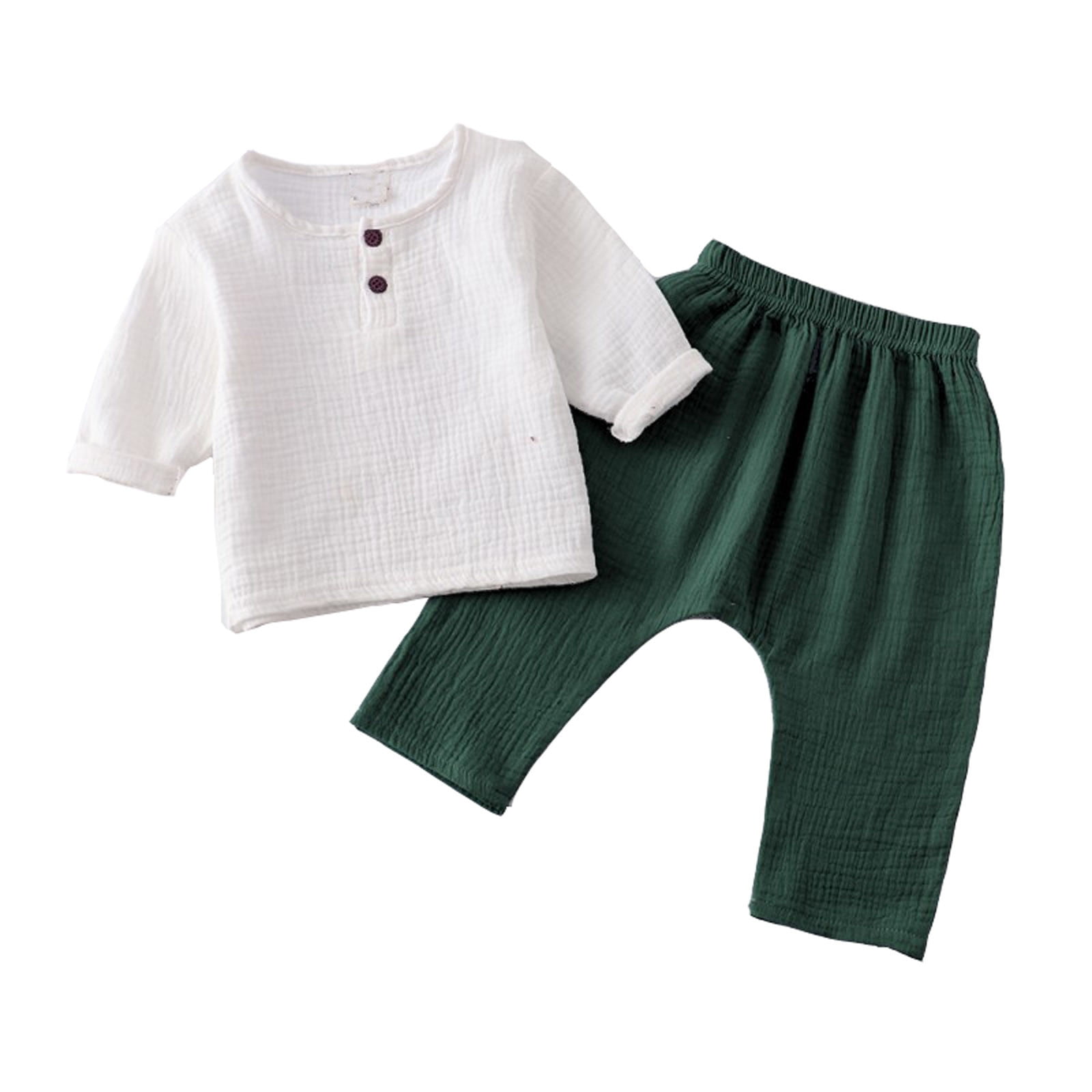 Boy Outfits Set Crew Neck Children's Home Wear School Outdoor ...