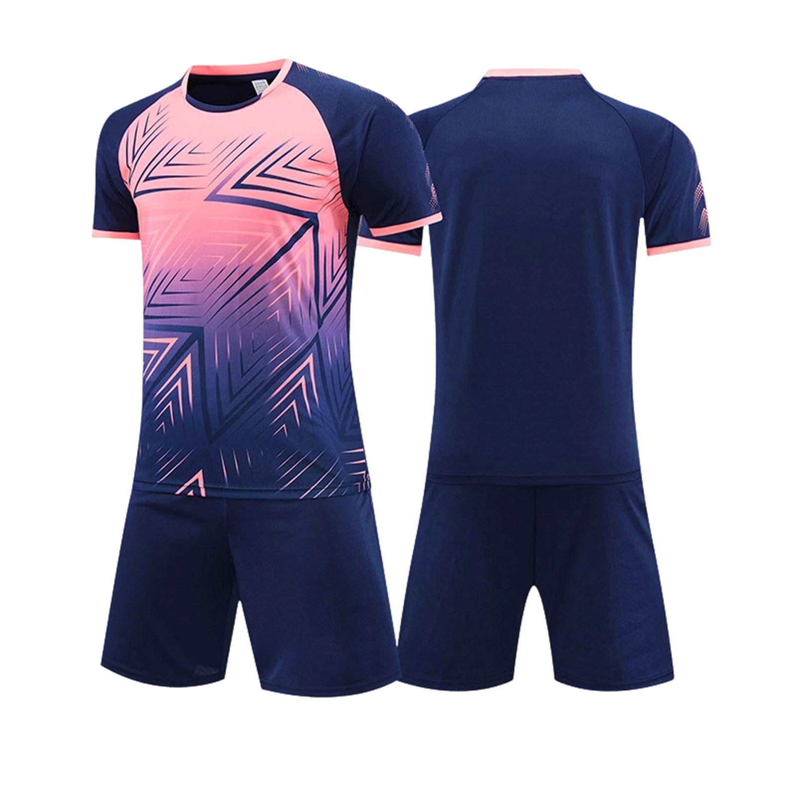 Boy Outfits Sets Football Sports Quick Drying Training Shirt Shorts ...