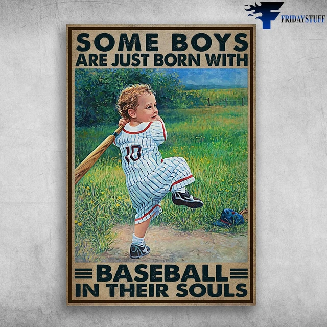 Boy Playing Baseball Some Boys Are Just Born With Baseball In Their NO ...