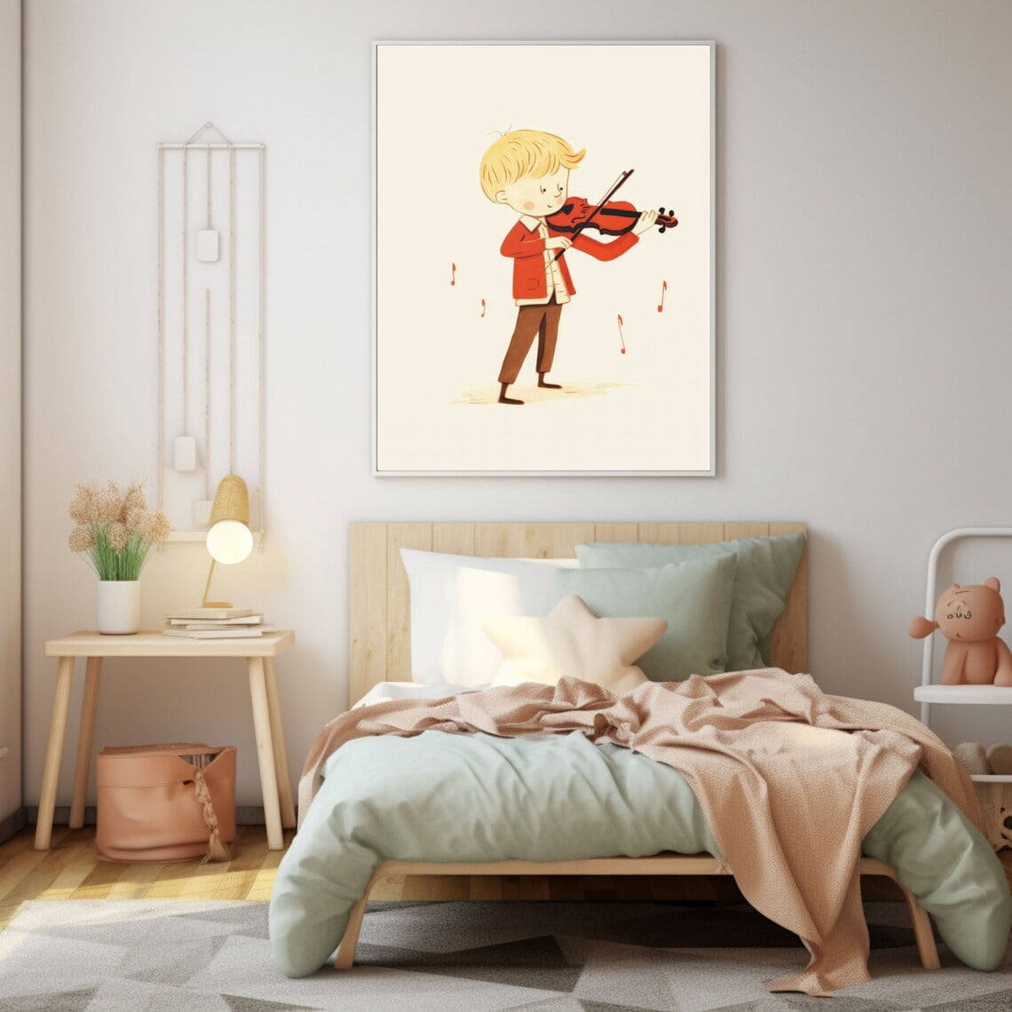 Boy Playing Violin Original By Violin Child Poster Unframed Paper Print ...