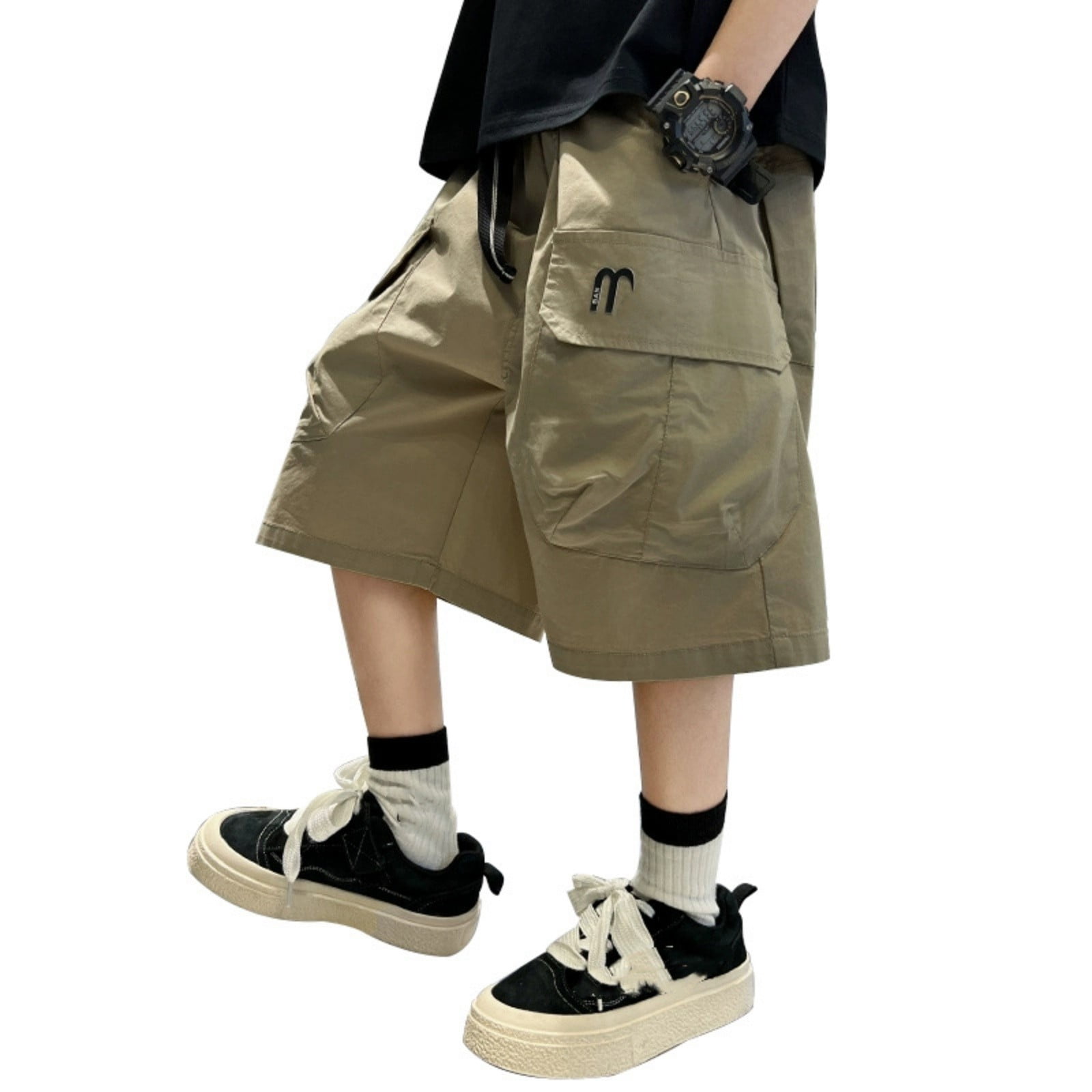 Toddler Boy's Street Leisure Sports Pocket Drawstring Stretch Waist ...