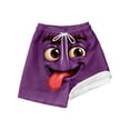 Boy'S Trousers Shorts Funny Faces Print Play Comfortable Elastic Waist ...