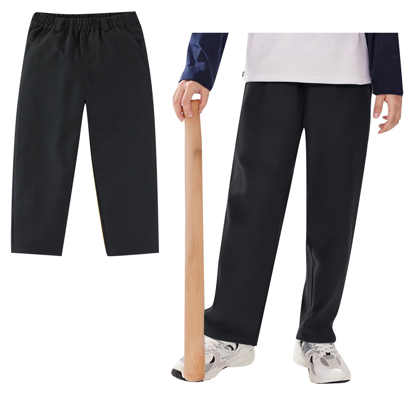 Boy School Uniform Pants Dress Pants High Stretchy Skinny Pants with ...