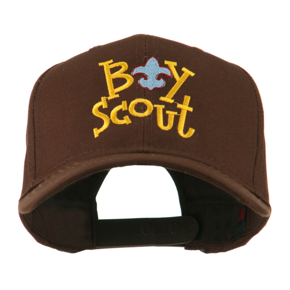 Boy Scout Logo Embroidered Cap - Brown OSFM - Walmart.com