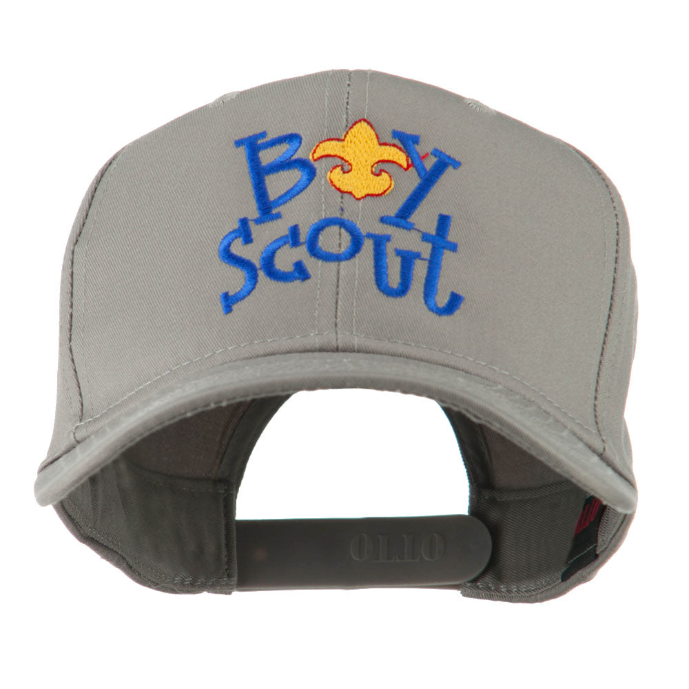 Boy Scout Logo Embroidered Cap - Grey OSFM - Walmart.com