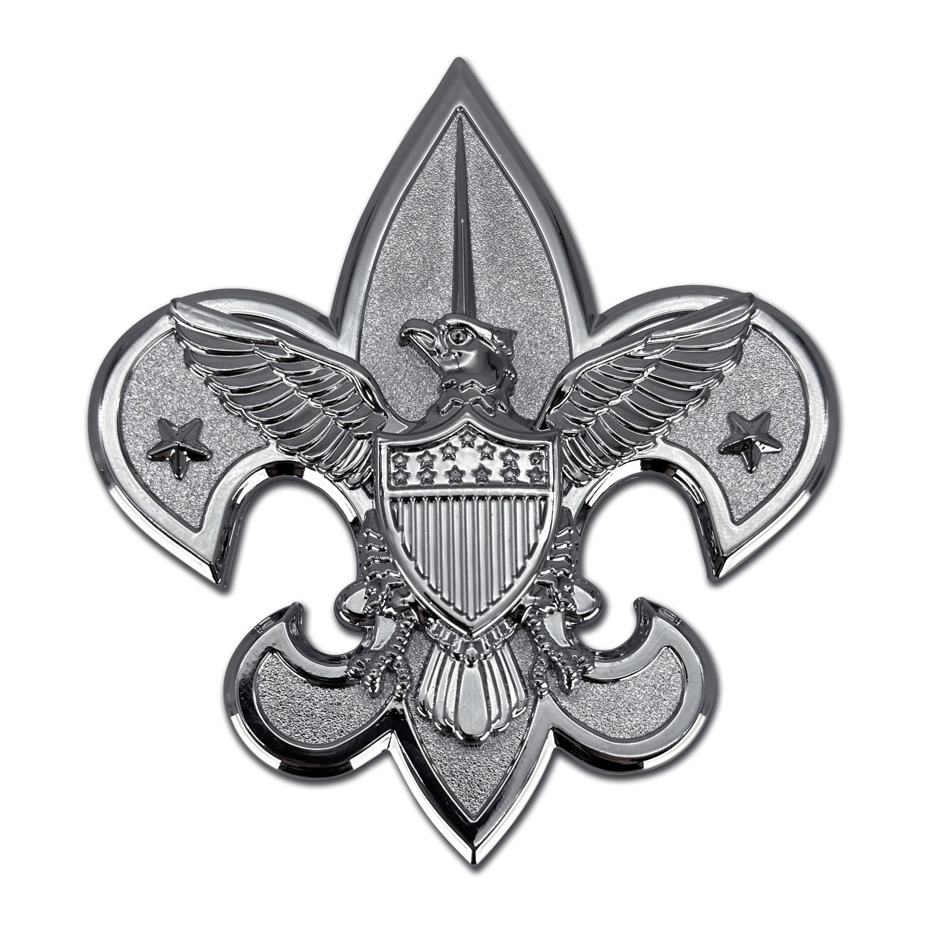 Boy Scouts of America All Metal Emblem for Cars, Trucks, and All Auto ...