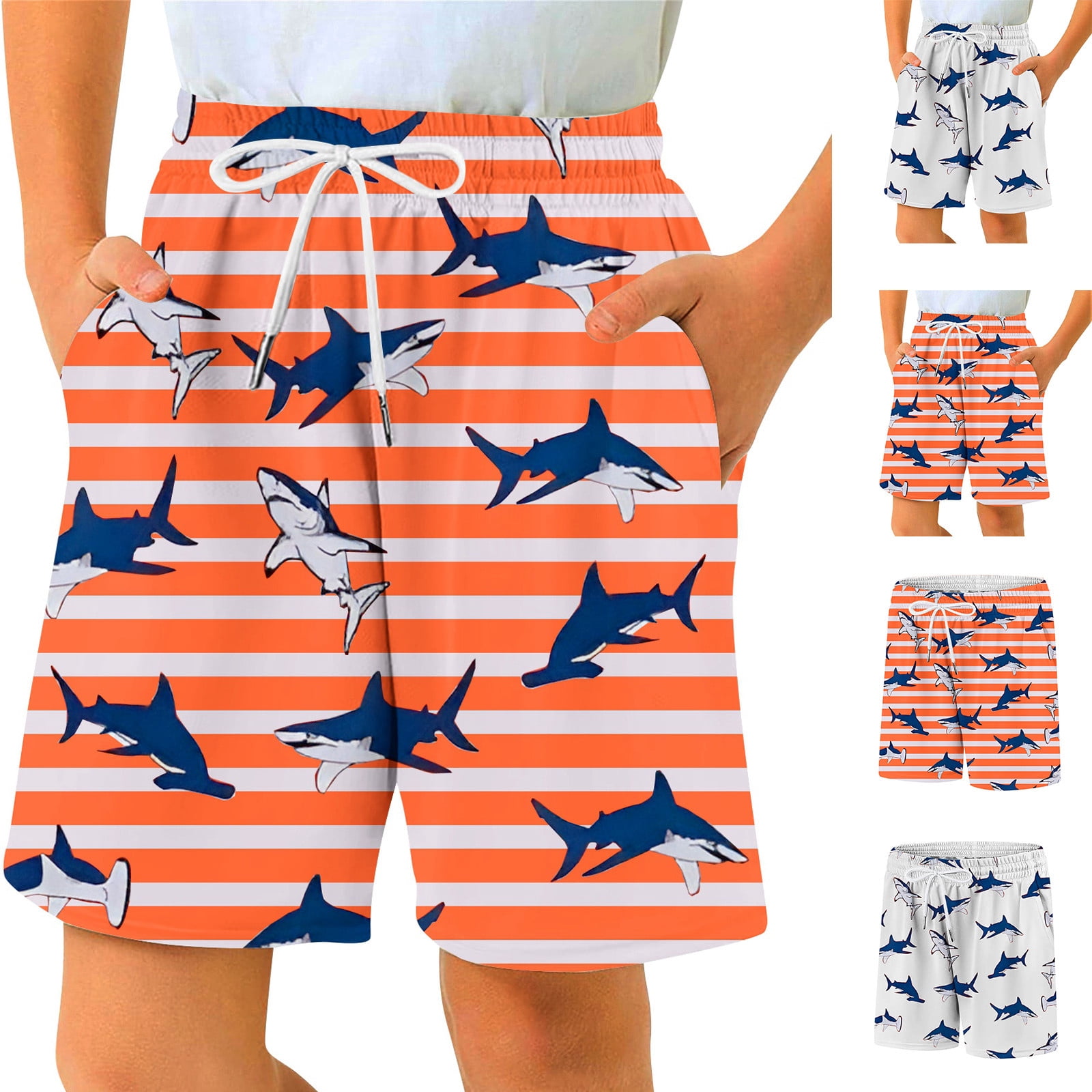 Boy Shorts Kids Print Casual Outdoor Sports Summer Shorts To Youth ...