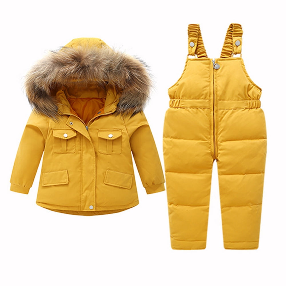 Boy Snow Pant And Jacket Toddler Girl Snowsuit Winter Clothes Snow Bib Kid Coat - Walmart.com