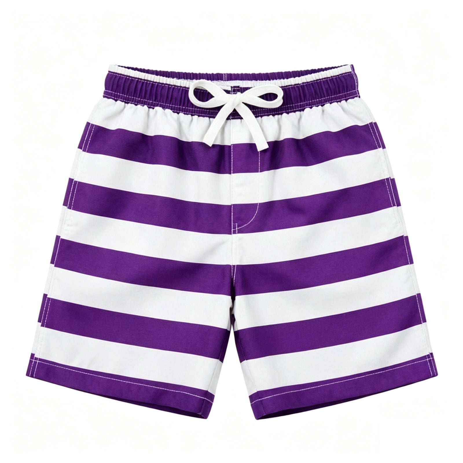 Boy Swim Trunks Boys Swim Trunks Two Tone Striped Print Beach Shorts ...
