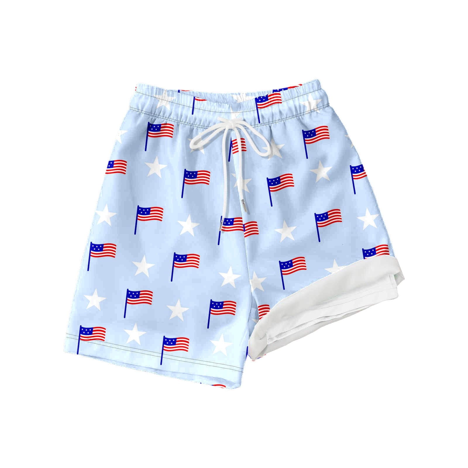 Boy Swim Trunks Independence Day Star Prints Kids Toddler Boys Swim ...