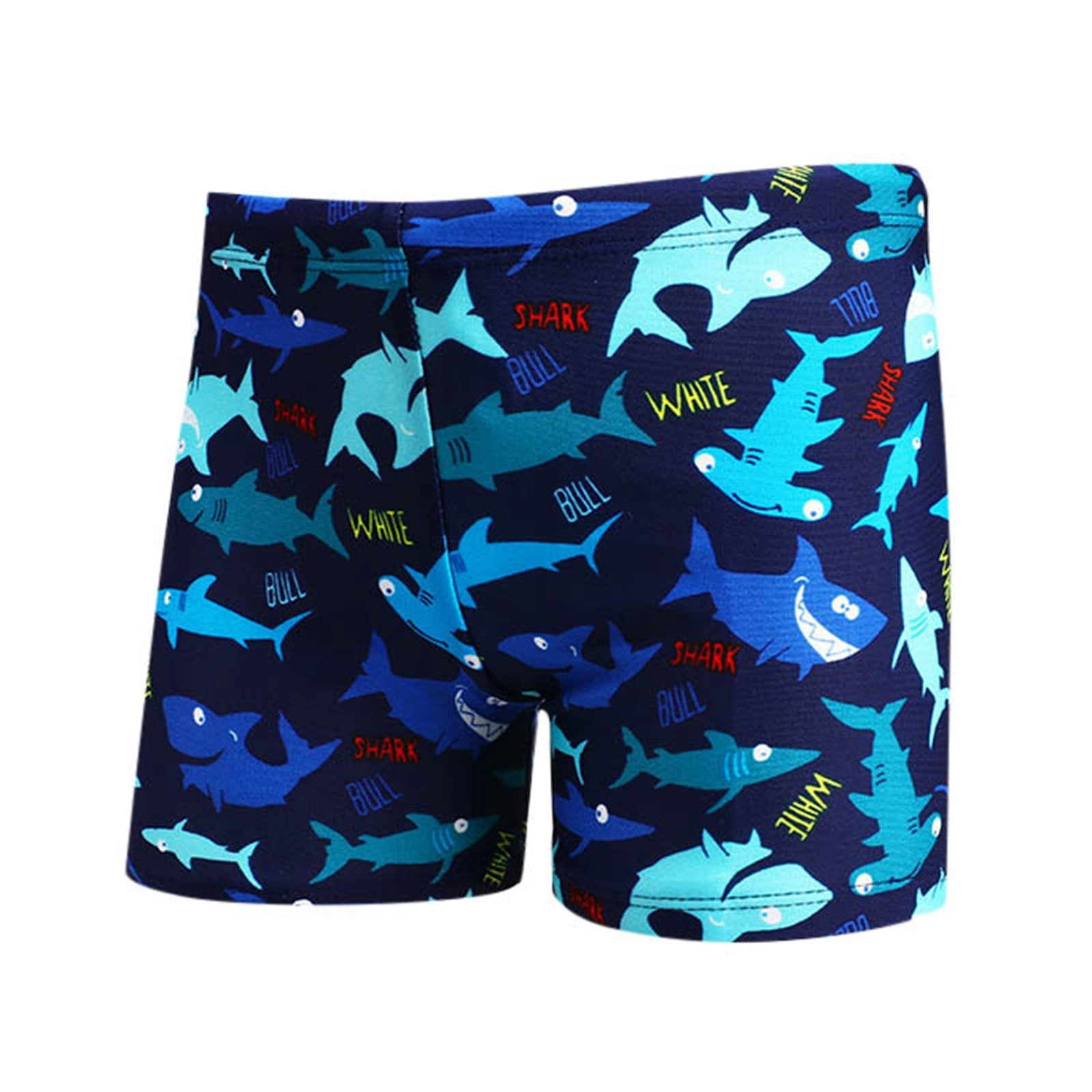 Boy Swim Trunks Kids Boys Quick Dry Shark Dinosaur Print Swim Trunks ...