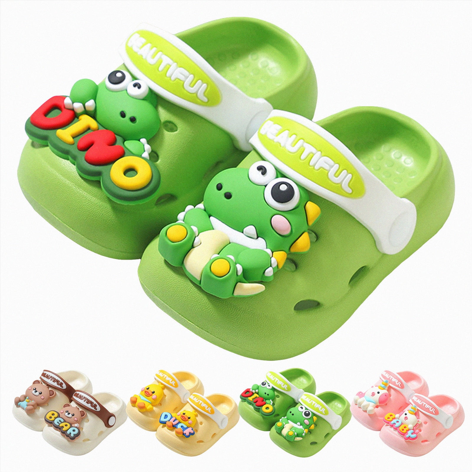 Boy Toddler Classic Cartoon Character Clogs Sandals Girls' Beach Garden ...