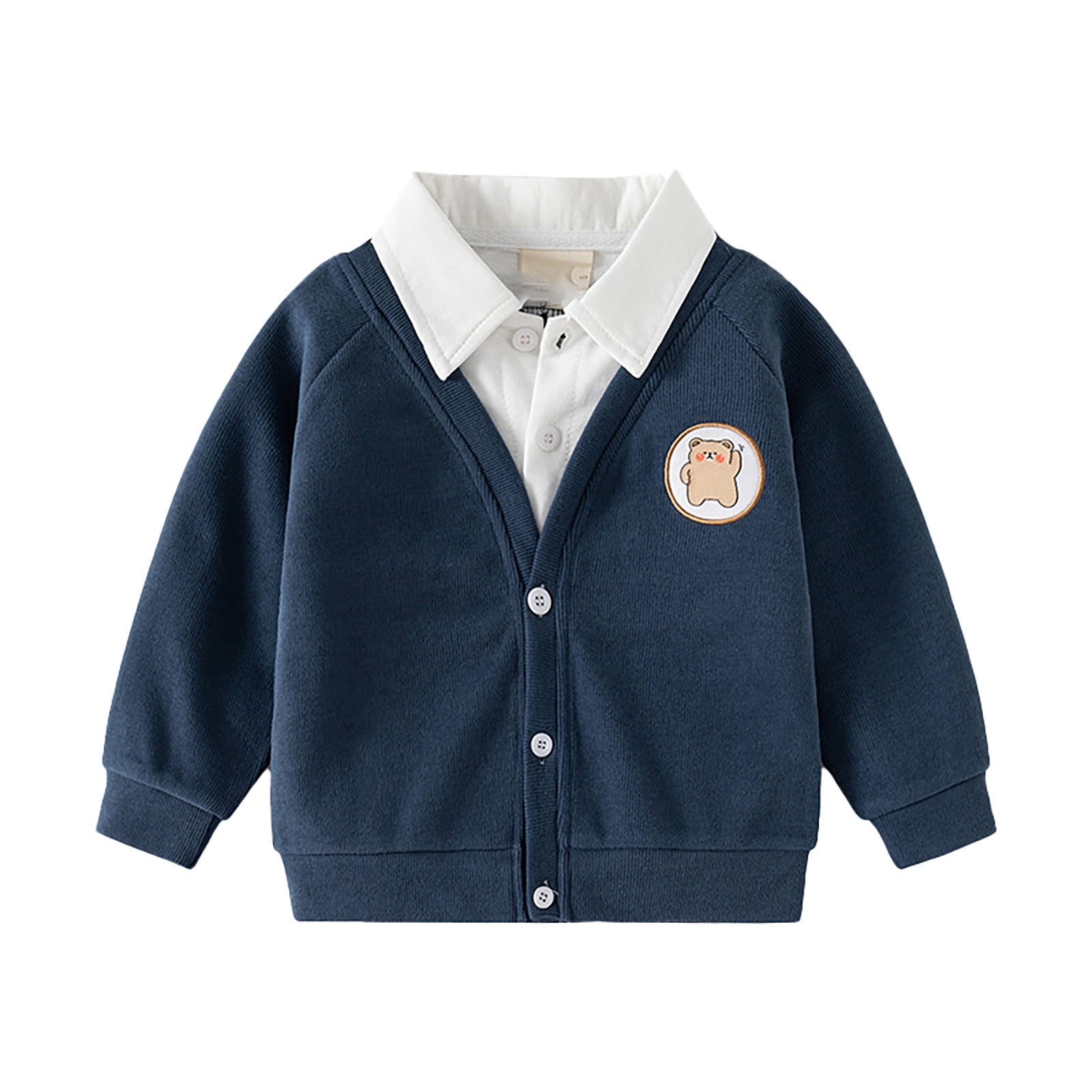 Boy Tops Size 6 Toddler Boy Sweatshirts Crewneck Long Sleeve Pullover ...