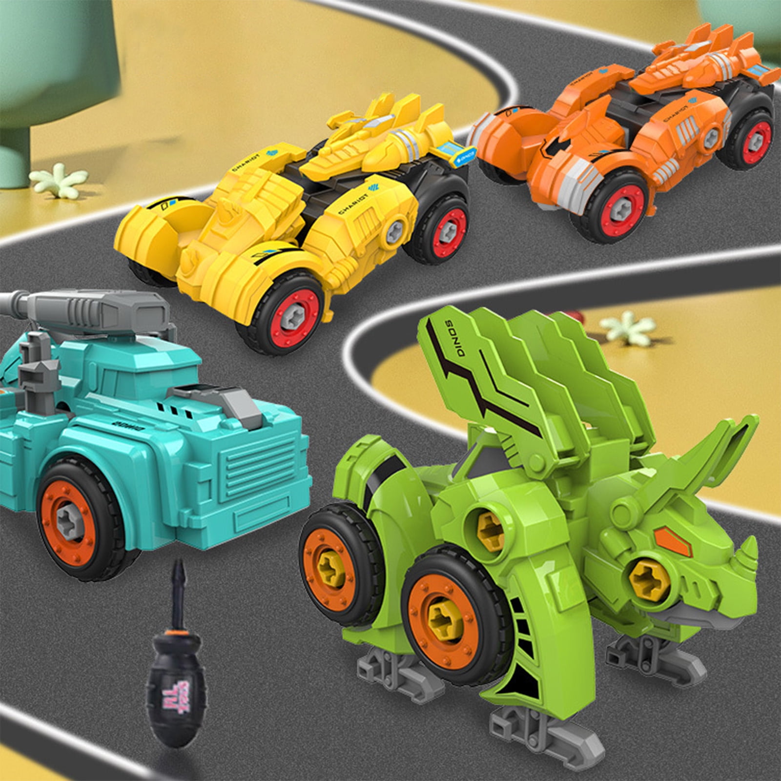 Boy Toys Children's Disassembly And Deformation Toy Car Assembly ...