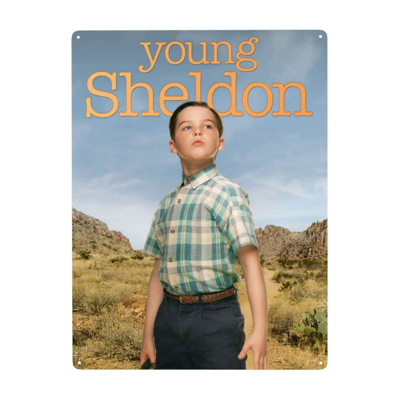 Boy Young Sheldon Metal Sign Decor 30x40cm Wall Art Sign for Home ...