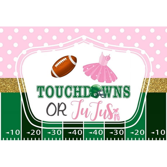 Boy or Girl Gender Reveal He or She Baby Shower Party r Banner Backdrop ...