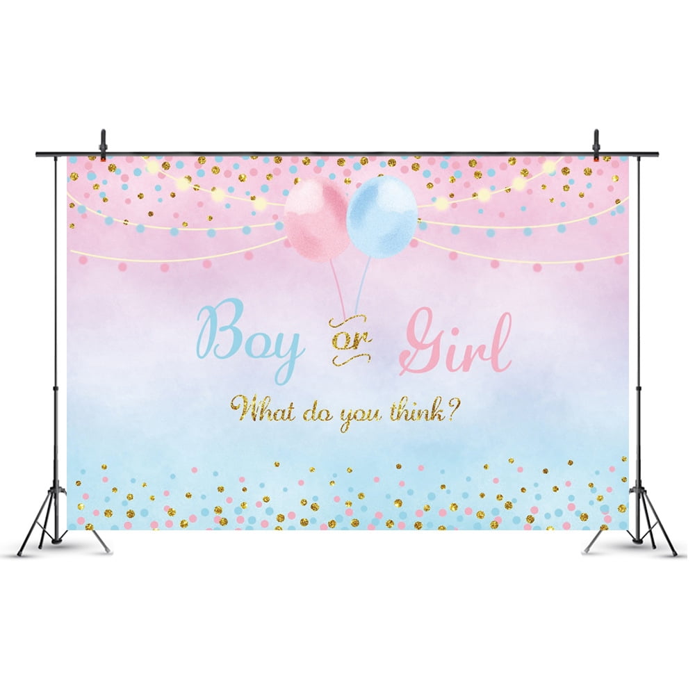 Boy or Girl Photo Shooting Background Decoration, Blue or Pink Dots ...