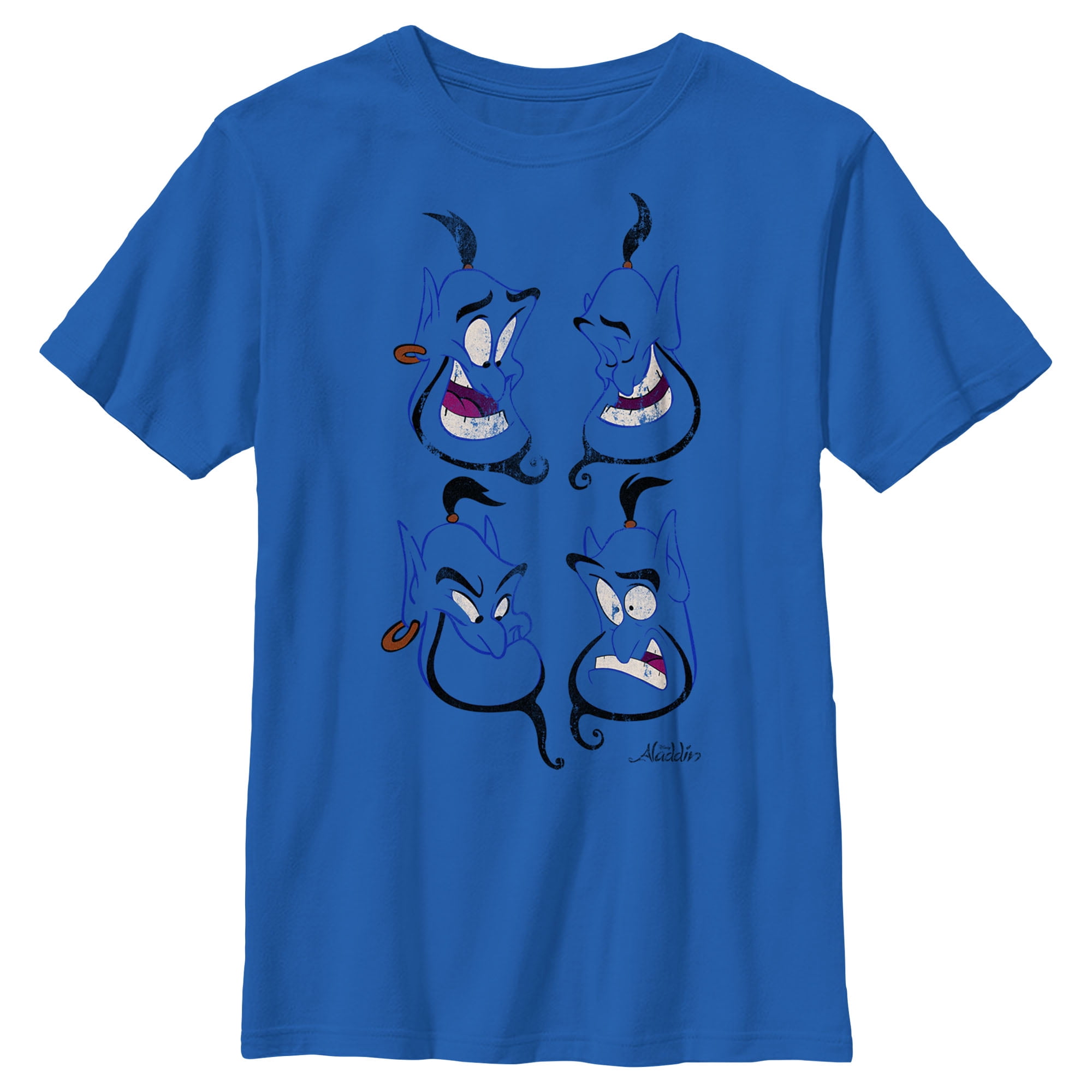 Boy's Aladdin Expressions of Genie Graphic Tee Royal Blue Medium ...