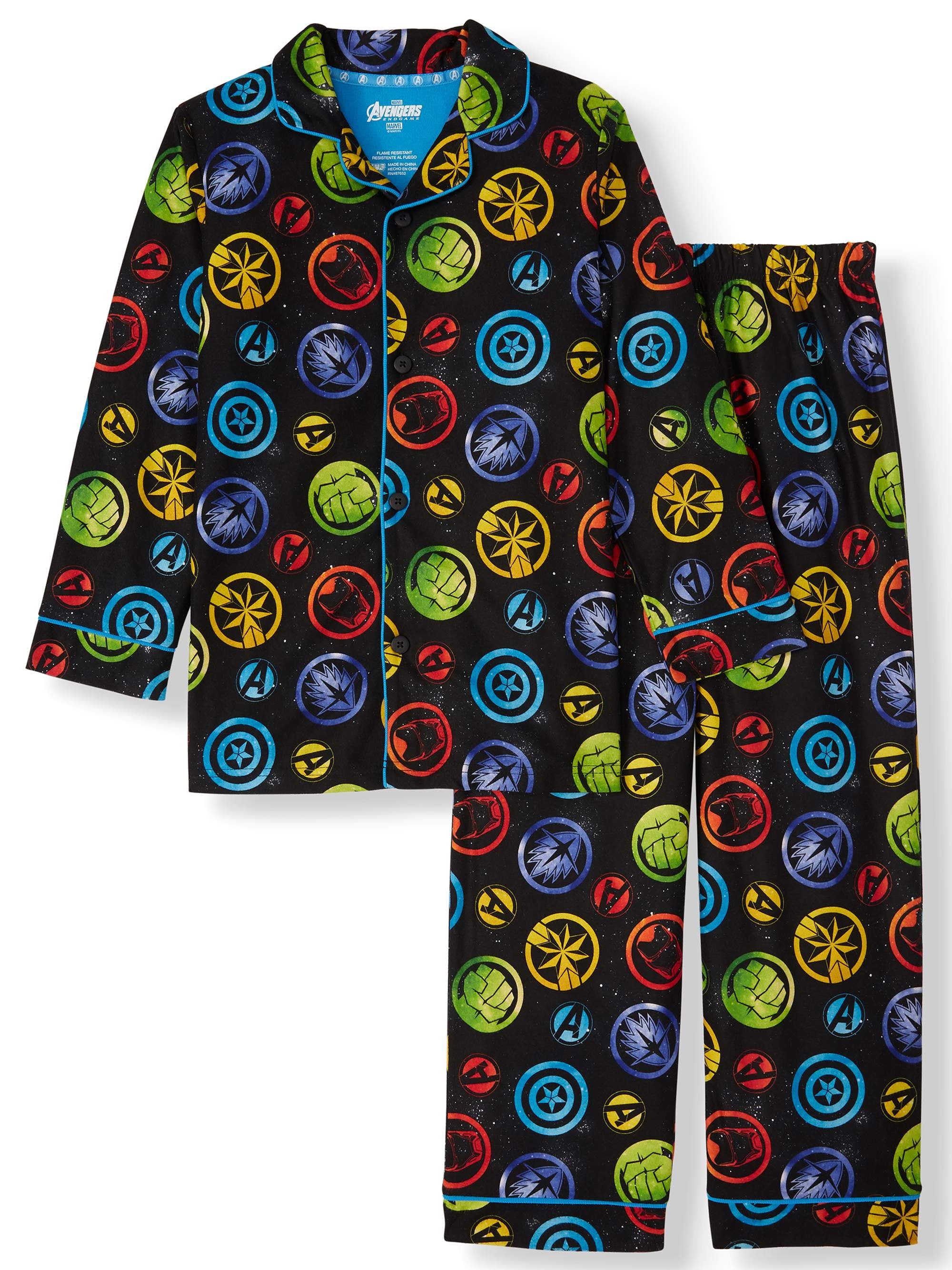 Boy's Avengers Pajama Coat Set (Little Boy & Big Boy) - Walmart.com