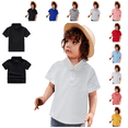 Boy's Back To School Polo Shirt Golf Tennis Quick Dry Collared Short ...