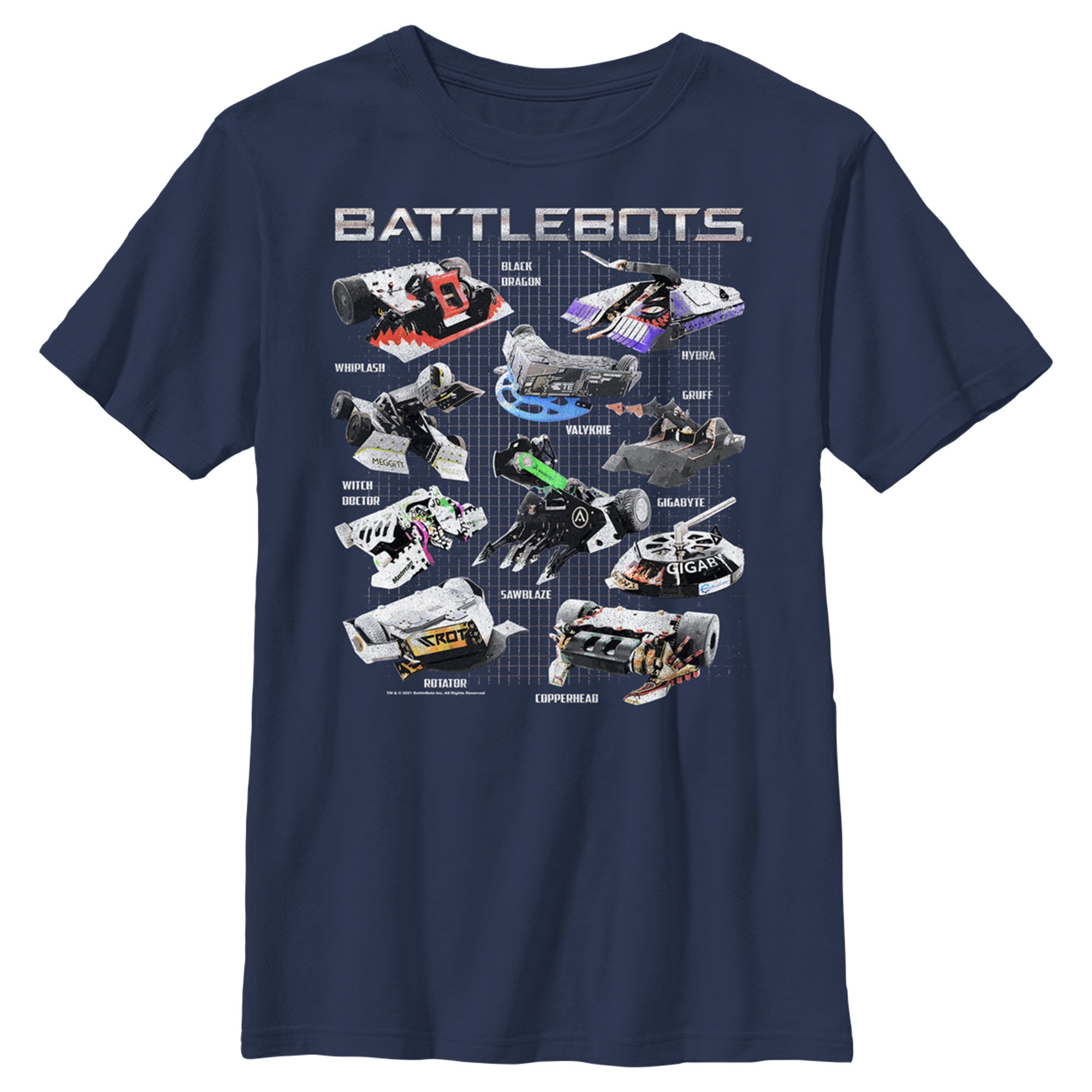 Battlebots Official Boys' Graphic Tee, Most Ruthless Competitors Design ...