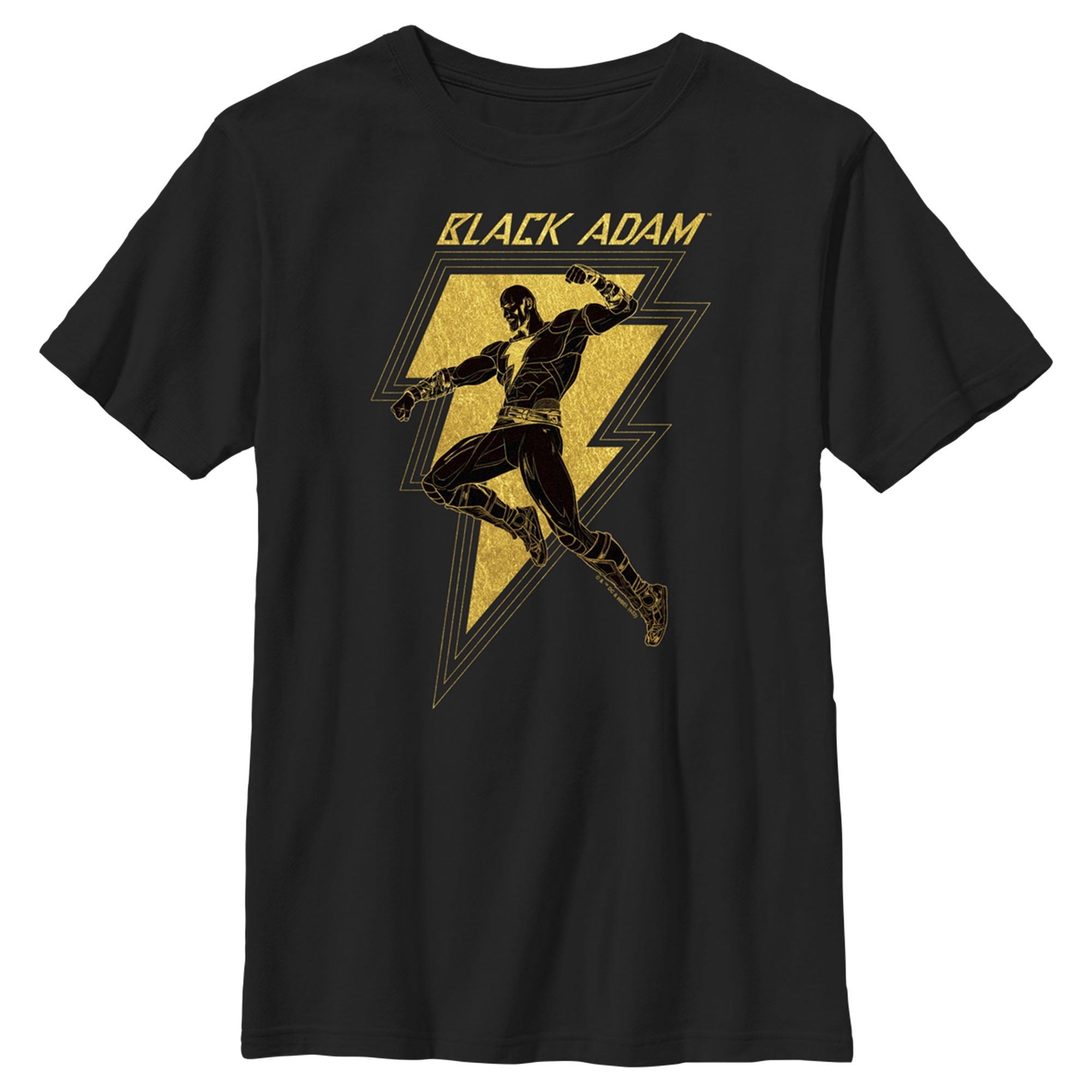 Boy's Black Adam Wrath of the Legend Graphic Tee Black Medium - Walmart.com