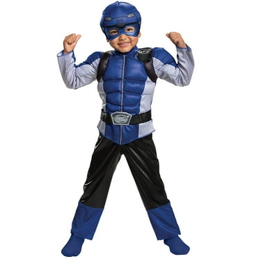 Power Rangers: Blue Ranger Classic Muscle Child Costume - Walmart.com