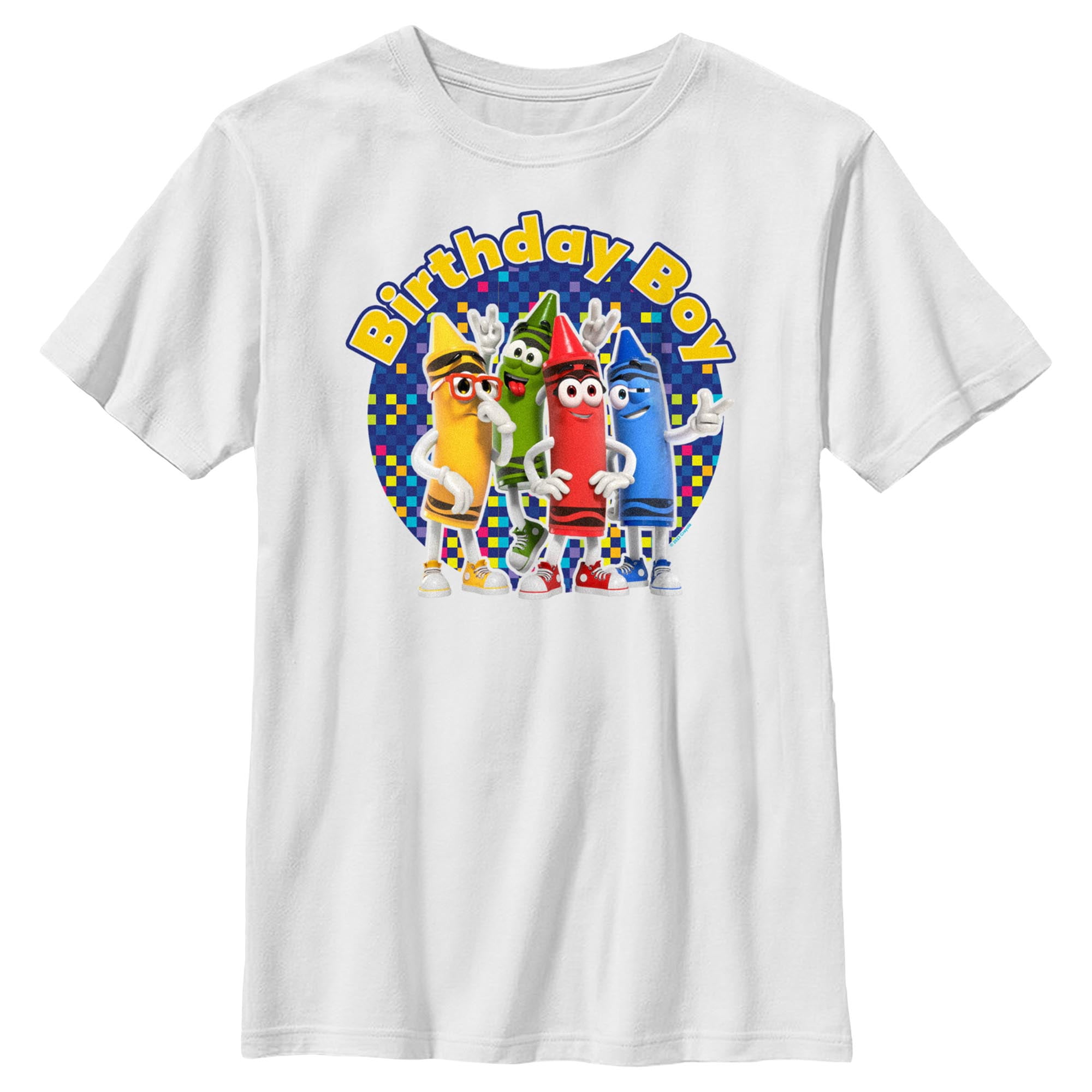 Boy's Crayola Birthday Boy Crayons Squad Graphic T-Shirt - Walmart.com