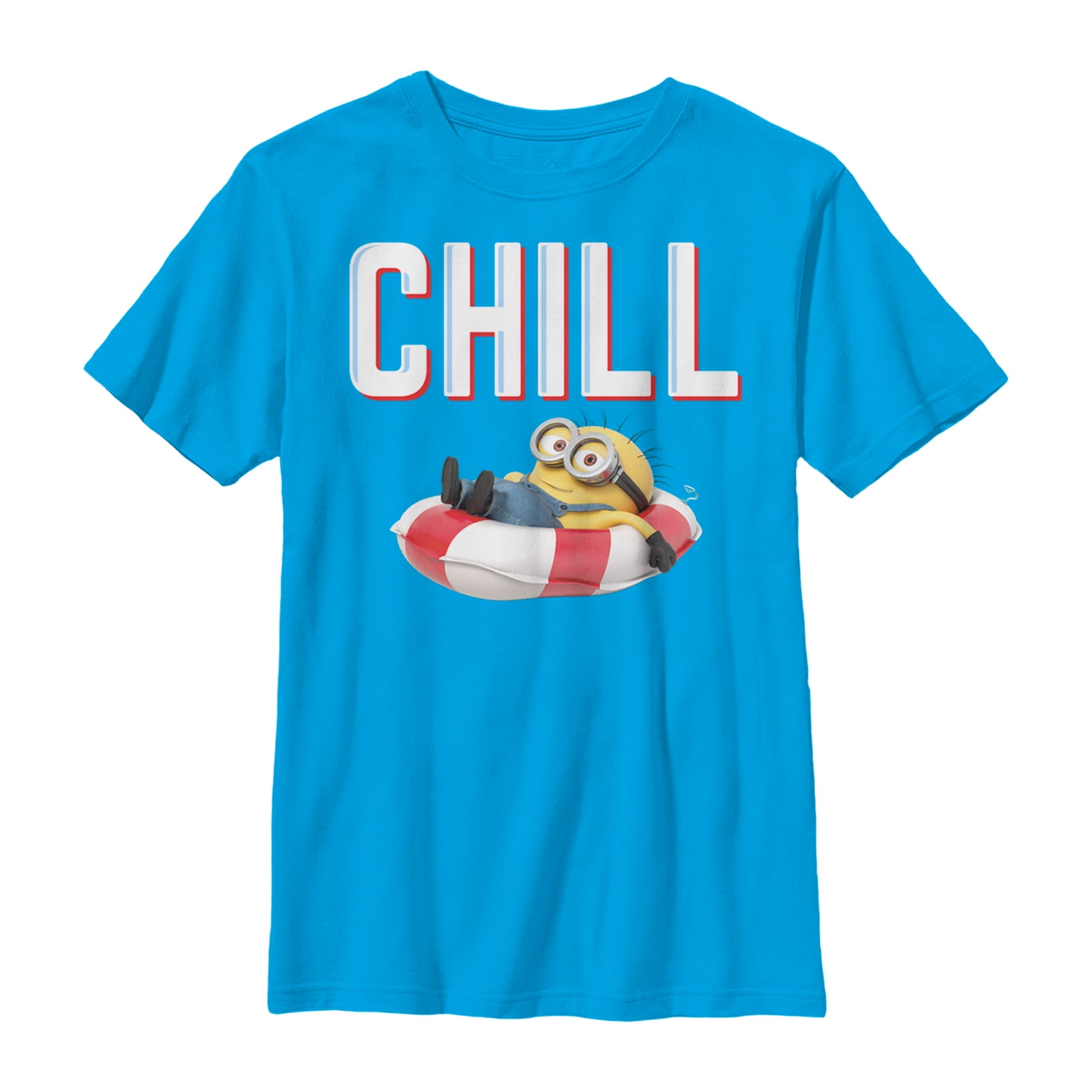 Boy's Despicable Me Minions Chill Floatie Graphic Tee Turquoise Large ...