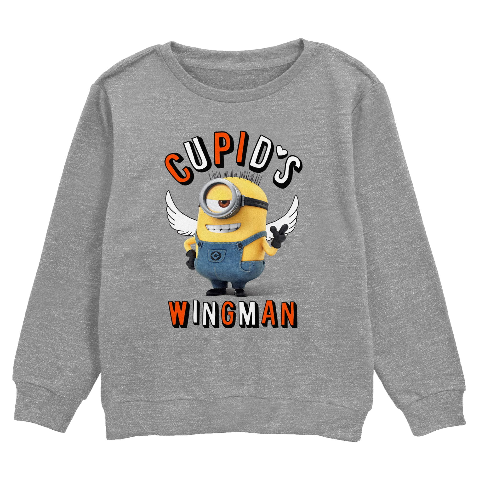 Boy's Despicable Me Minions Cupid's Wingman Valentine's Sweatshirt ...